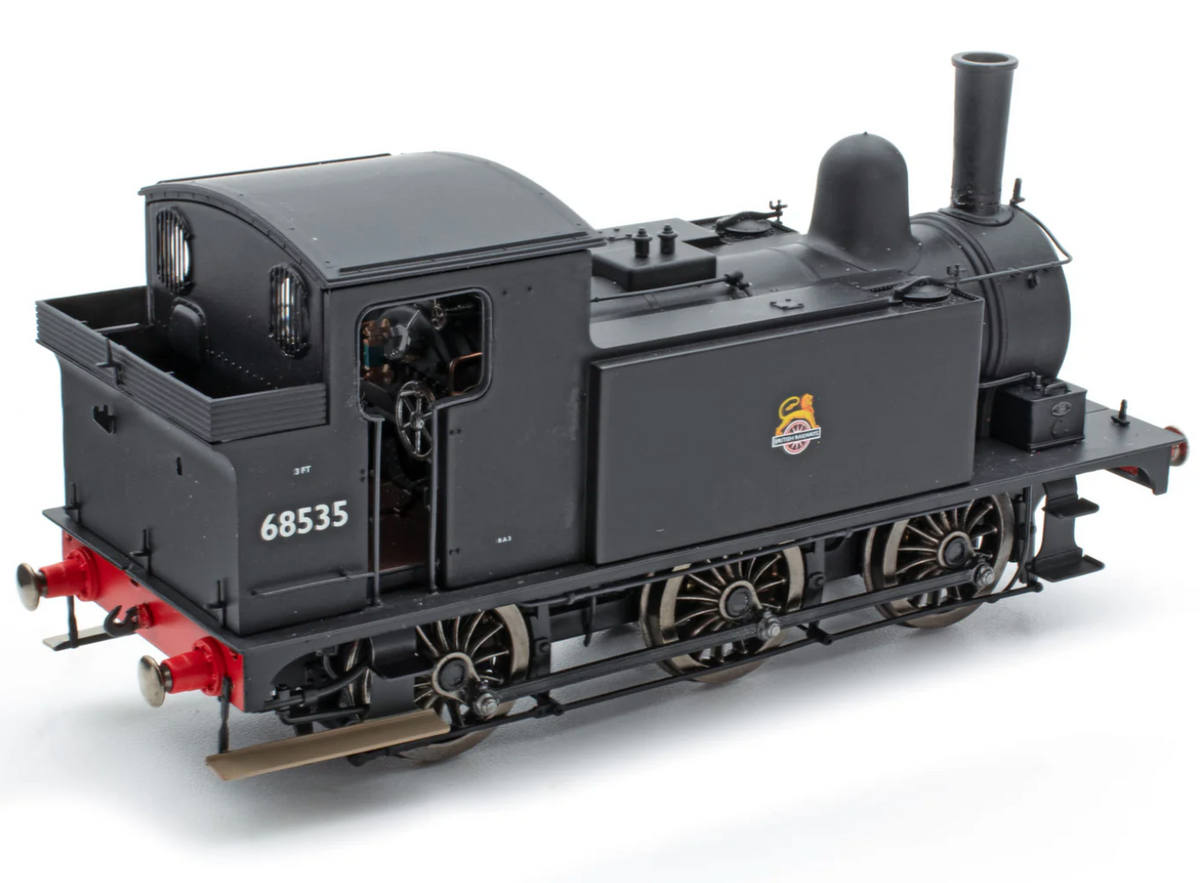 Accurascale Class J67 - 68535 Plain Black Livery with Early Emblem - D – Malcs Models