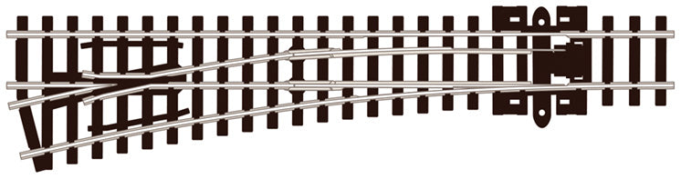 Peco SL-E396 Left Hand Medium Point Electrofrog - Code 80 – Malcs Models