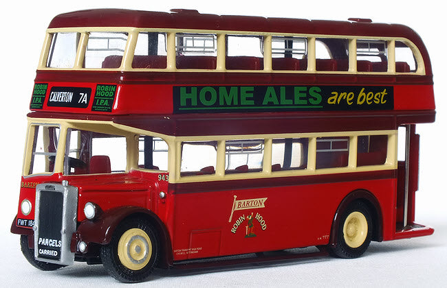 EFE 16013 Leyland Titan PD2 Lowbridge Double Deck Bus Barton Transport ...