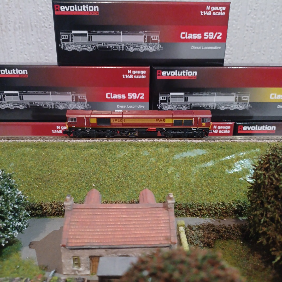 Revolution Trains N Gauge Class 59 59204 Vale of Glamorgan EWS Livery ...