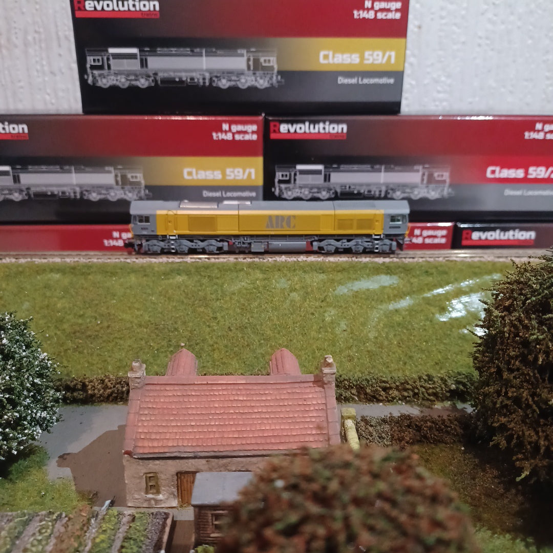 Revolution Trains N Gauge Class 59 59102 Village of Chantry Original A ...