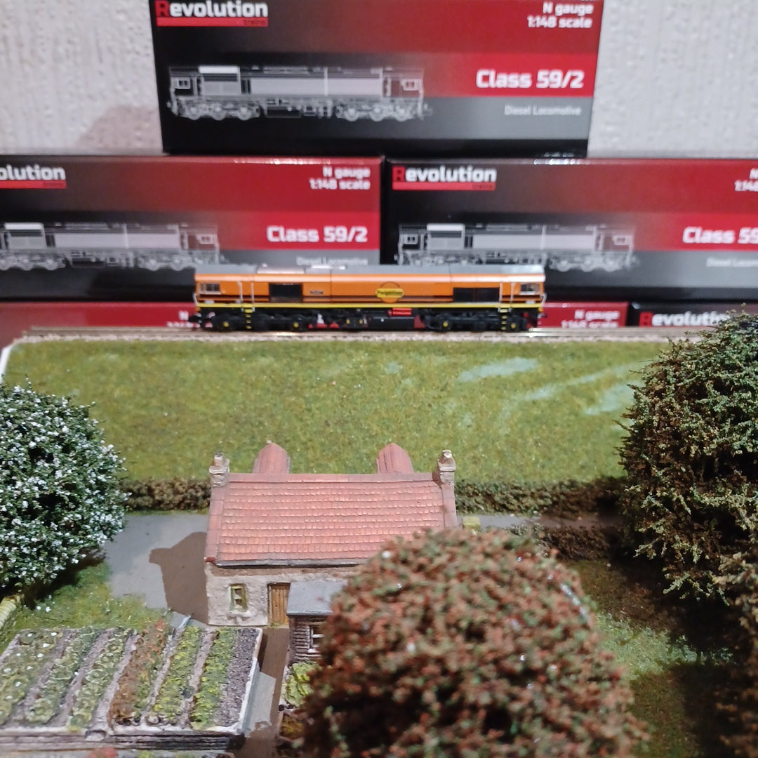 Revolution Trains N Gauge Class 59 59206 John F Yeoman Freightliner (D ...