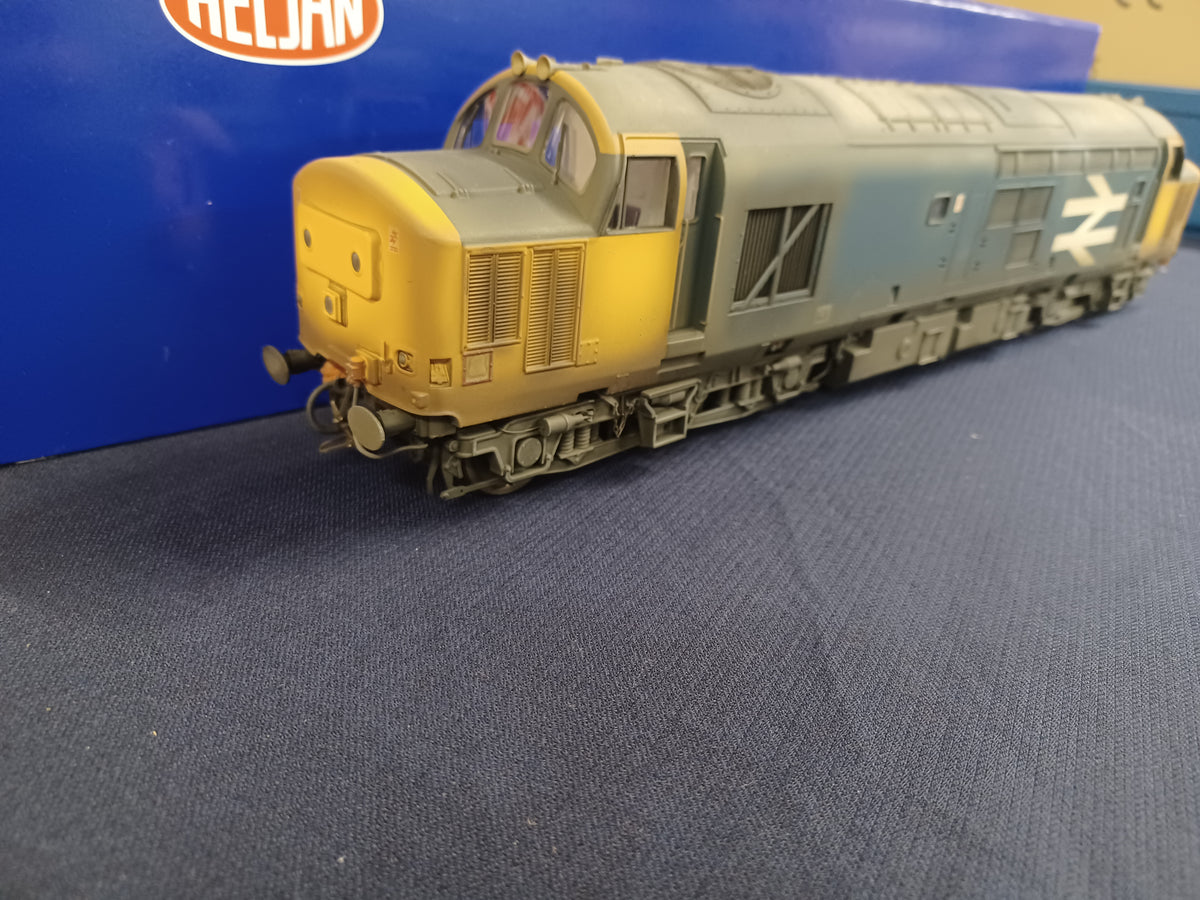 Heljan O Gauge Class 37/4 Unnumbered BR Large Logo Blue (Weathered ...