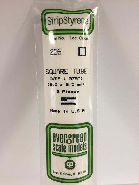 Evergreen 256 SQUARE TUBE 3/8 (2) – Malcs Models