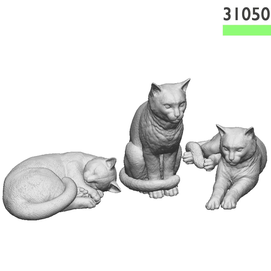 Modelu TT:120 Tabby Cats (x3) – Malcs Models