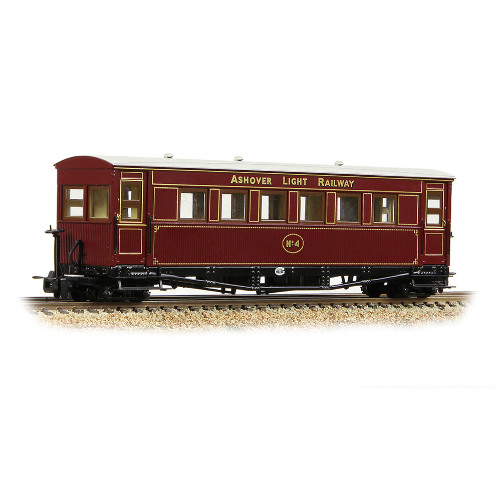 Bachmann 009 Rolling Stock 394-025A Gloucester Bogie Coach Ashover L.R ...