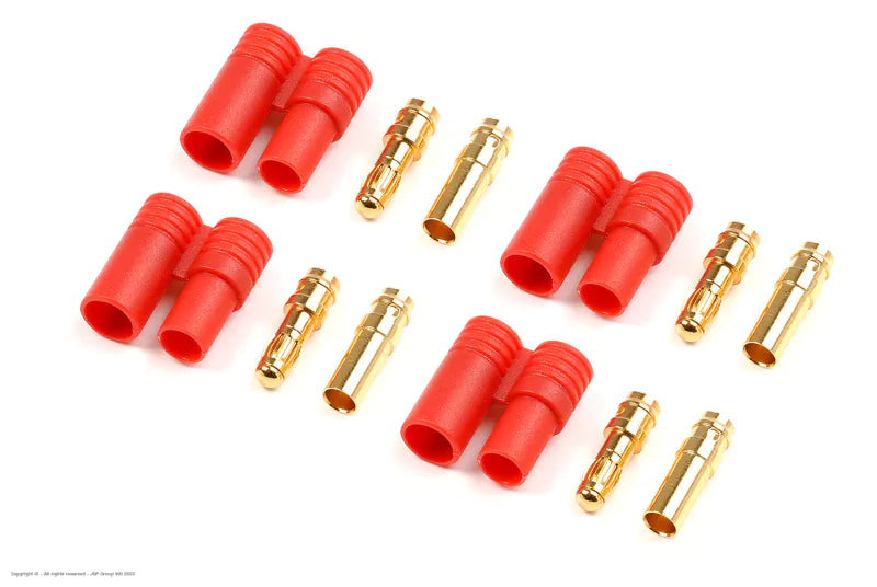 G-Force RC 1001-002 3.5mm Gold connector with plastic housing (4pcs ...