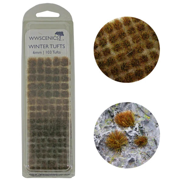 WW Scenics Winter Tufts 6mm x103 – Malcs Models