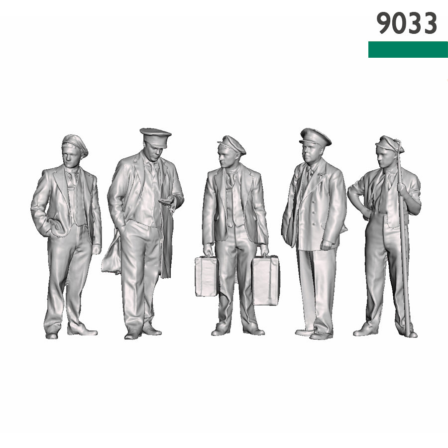 Modelu OO Gauge Station Staff Bundle – Malcs Models