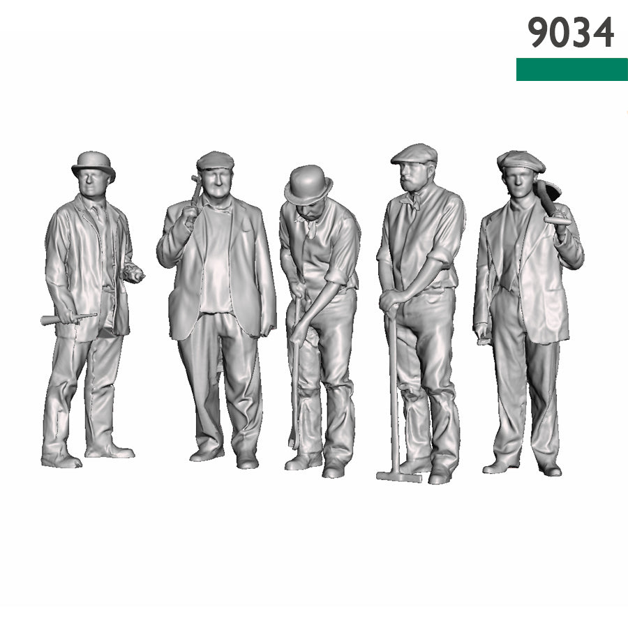 Modelu OO Gauge PW Gang Bundle – Malcs Models