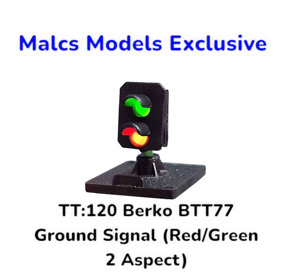 Malcs Models Exclusive TT:120 Berko BTT77 Ground Signal (Red/Green 2 A