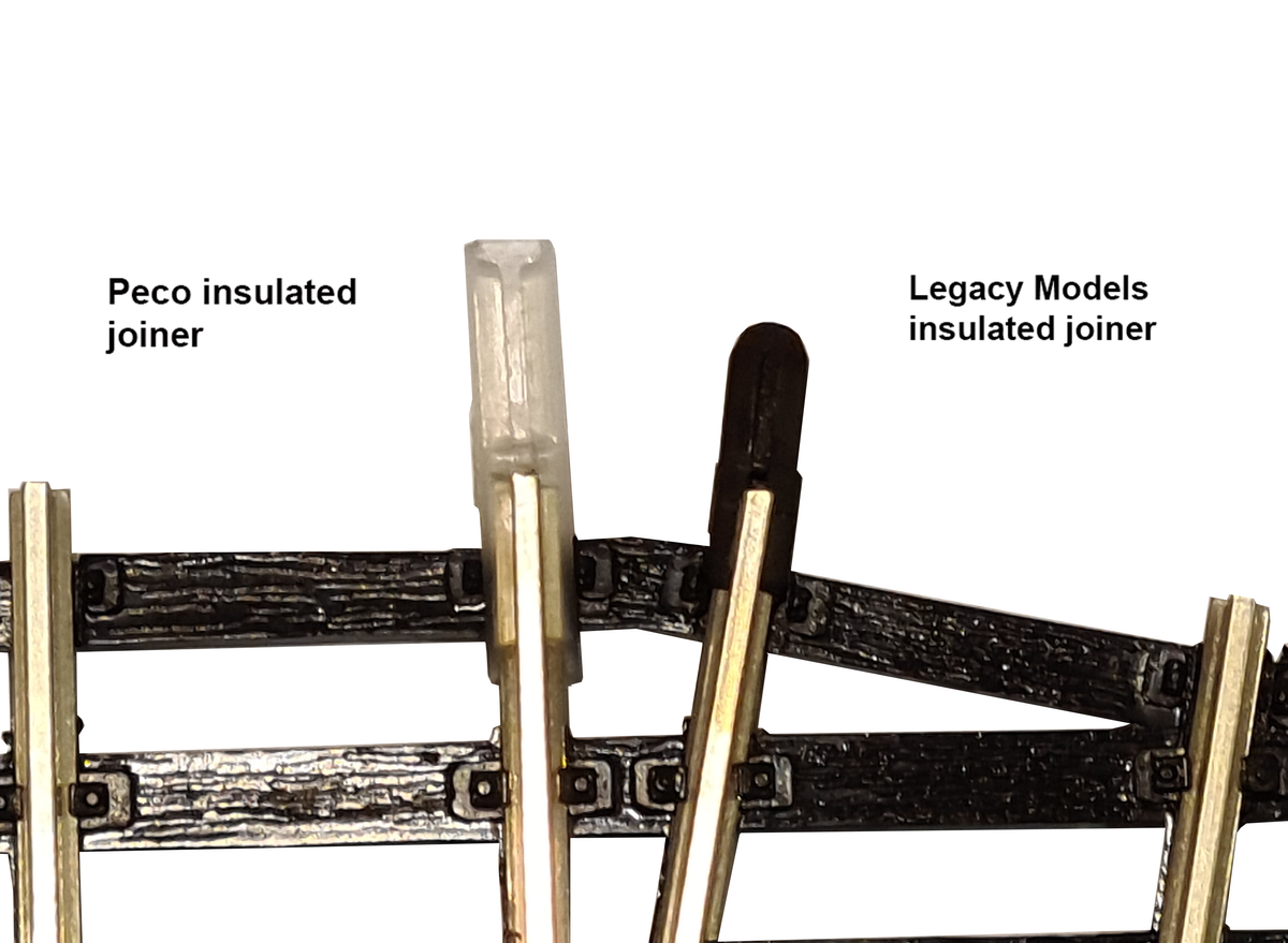 DCC Concepts Legacy Track – Insulated Joiners – Code 100 – OO – Pack o ...