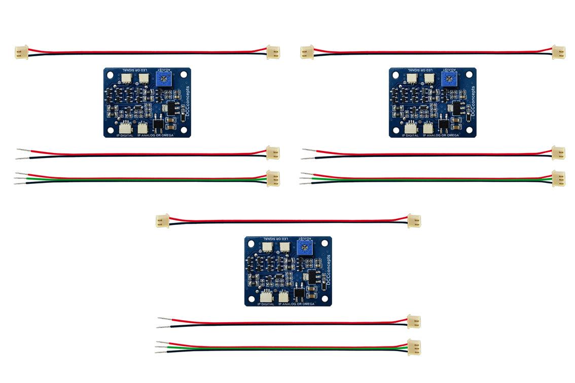 DCC Concepts Ground Signal Interface Board (Triple Pack) – Malcs Models