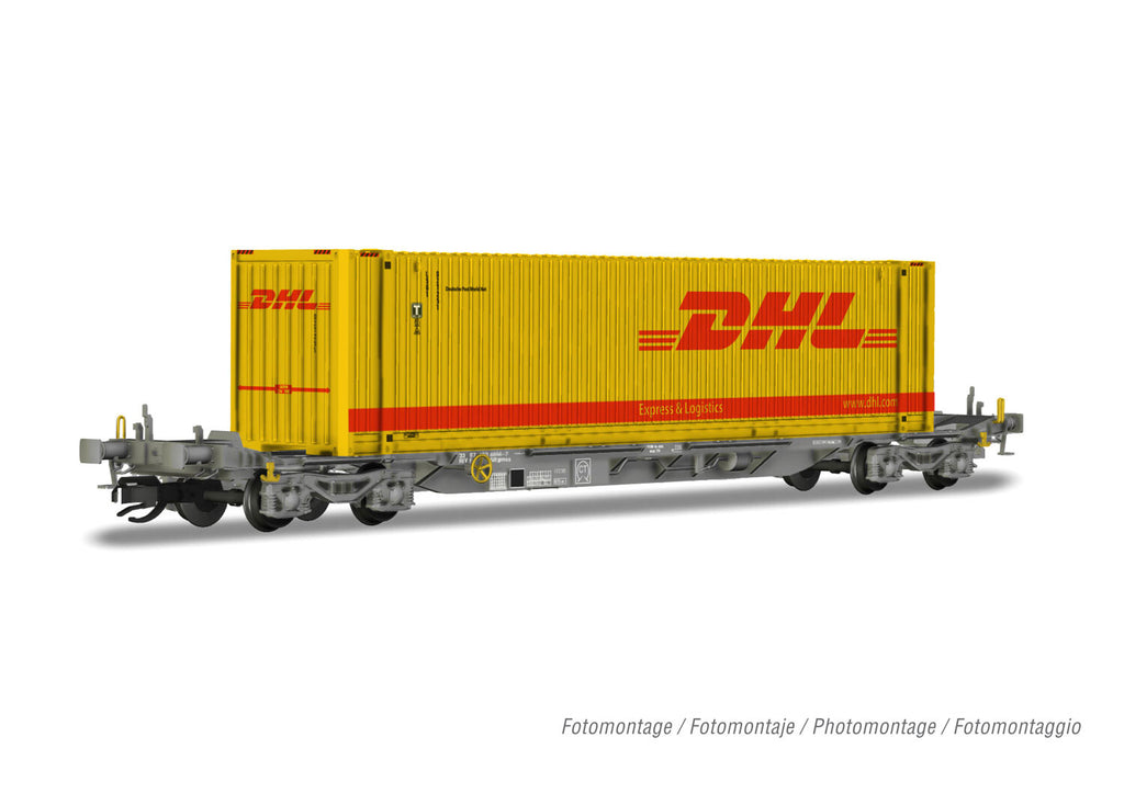 Arnold TT:120 HN9737 ERMEWA, 4-axle container wagon Sffgmss "IFA", gre ...