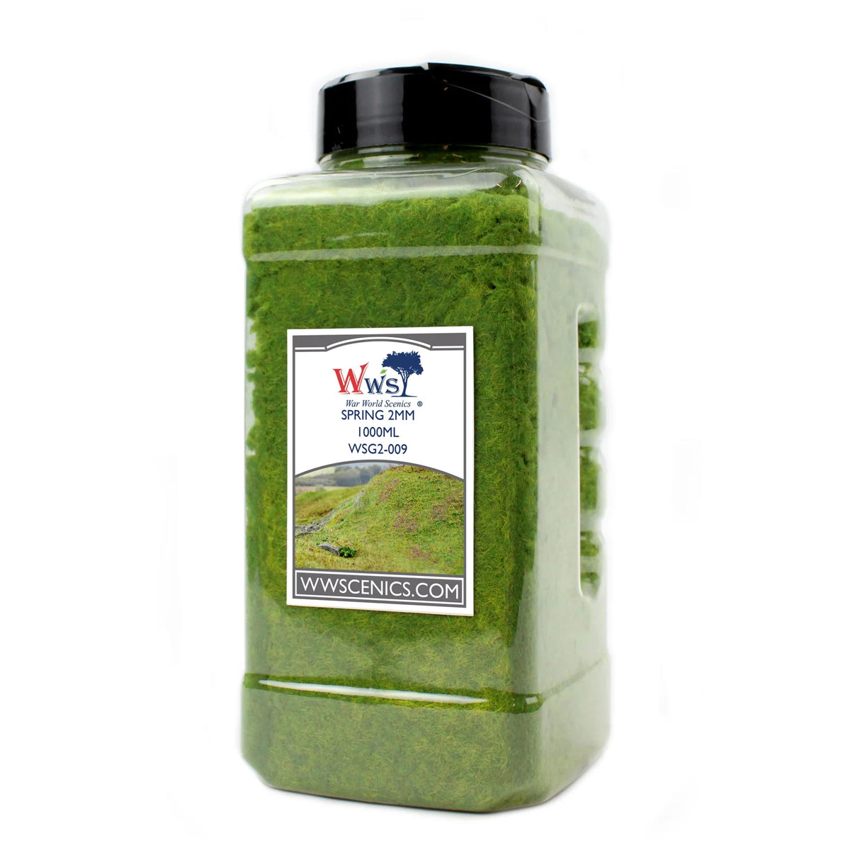 WWS 2mm Spring Static Grass - 1000ml Canister (WSG2-009) – Malcs Models
