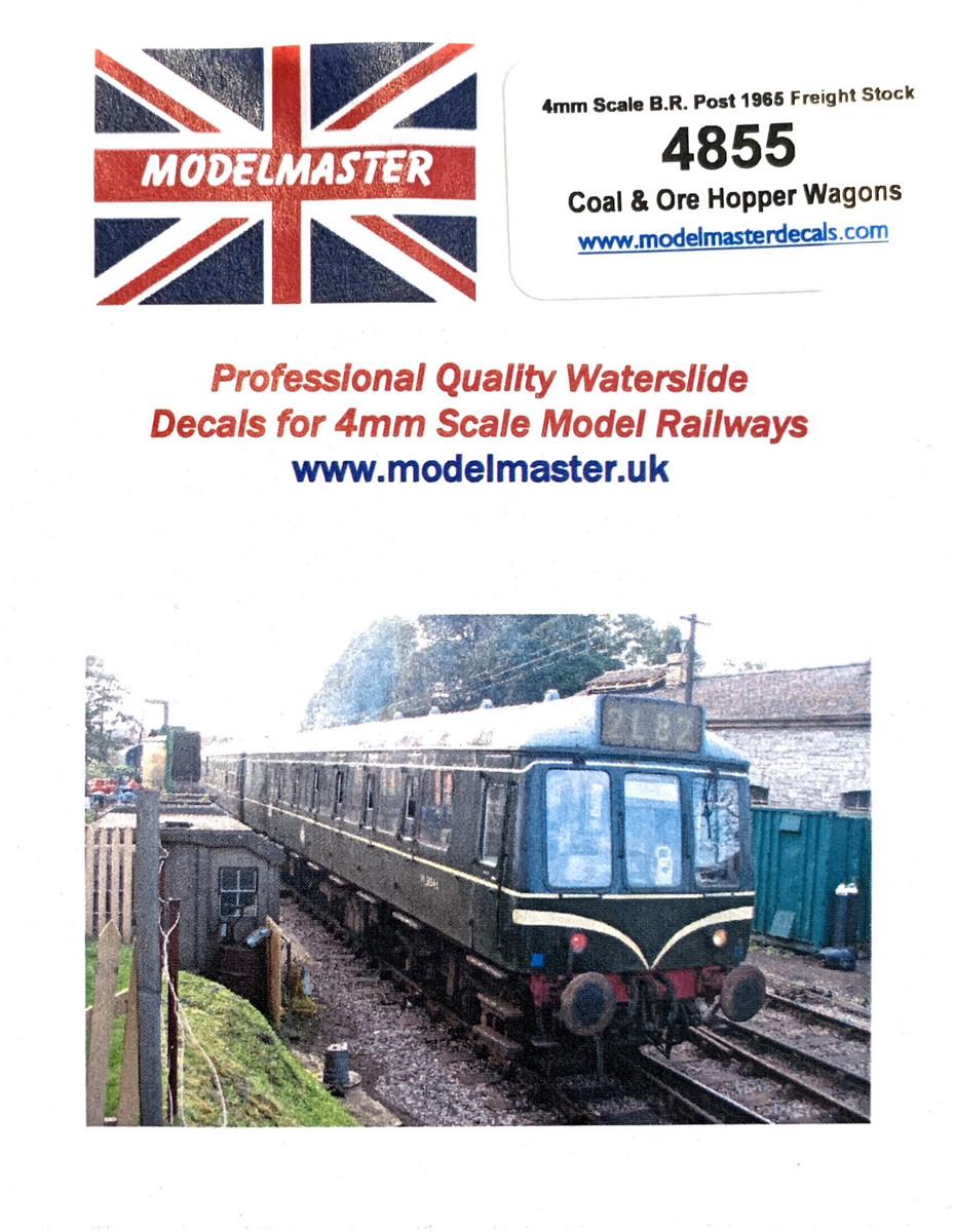 Modelmaster Decals - MM4855 (OO Gauge) Coal & Ore Hopper Wagons – Malcs ...