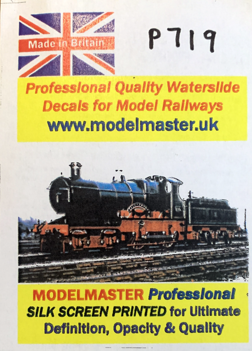 Modelmaster Decals - MMP719 (OO Gauge) Milk Tank Wagon Decals – Malcs ...