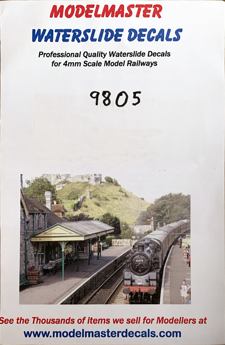 Modelmaster Decals - MM9805 (OO Gauge) London Transport Lining & Lette ...