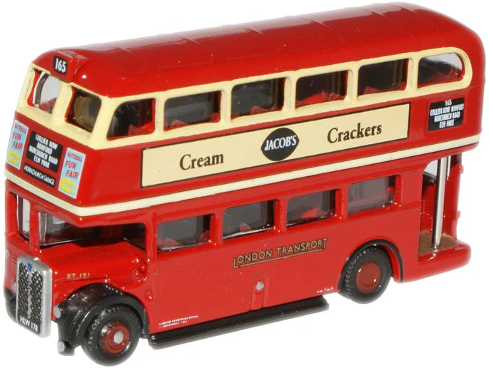 Oxford Diecast 1/148th London Transport RT Bus (Roofbox) – Malcs Models