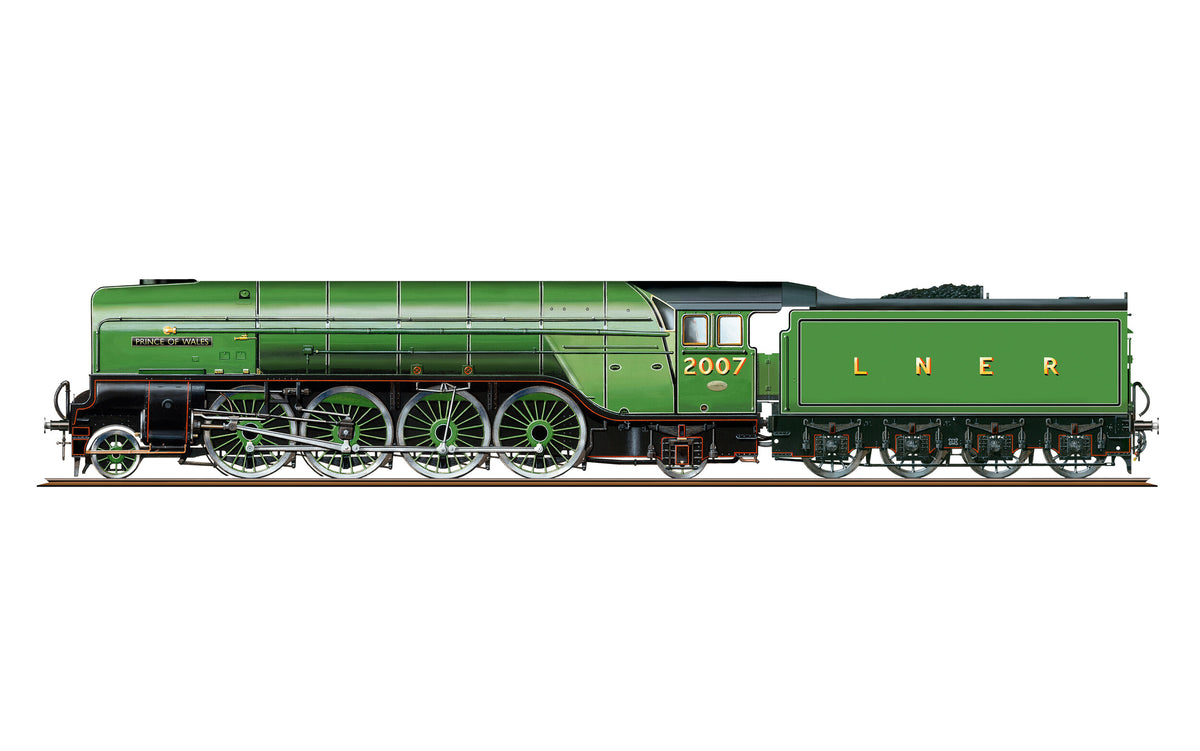 Hornby R3983 LNER, P2 Class, 2-8-2, 2007 Prince of Wales™ – Malcs Models