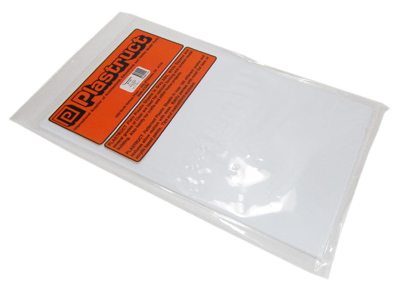 Plastruct 91101 0.25MM STYRENE SHEET PK8 – Malcs Models