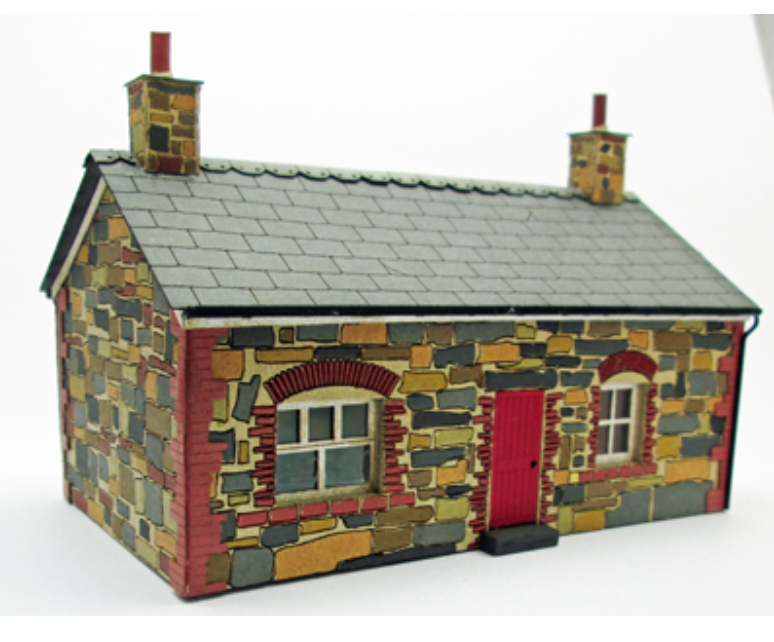 Ancorton Models OO Gauge Stone Built Cottage (with dormer window) - 95 ...