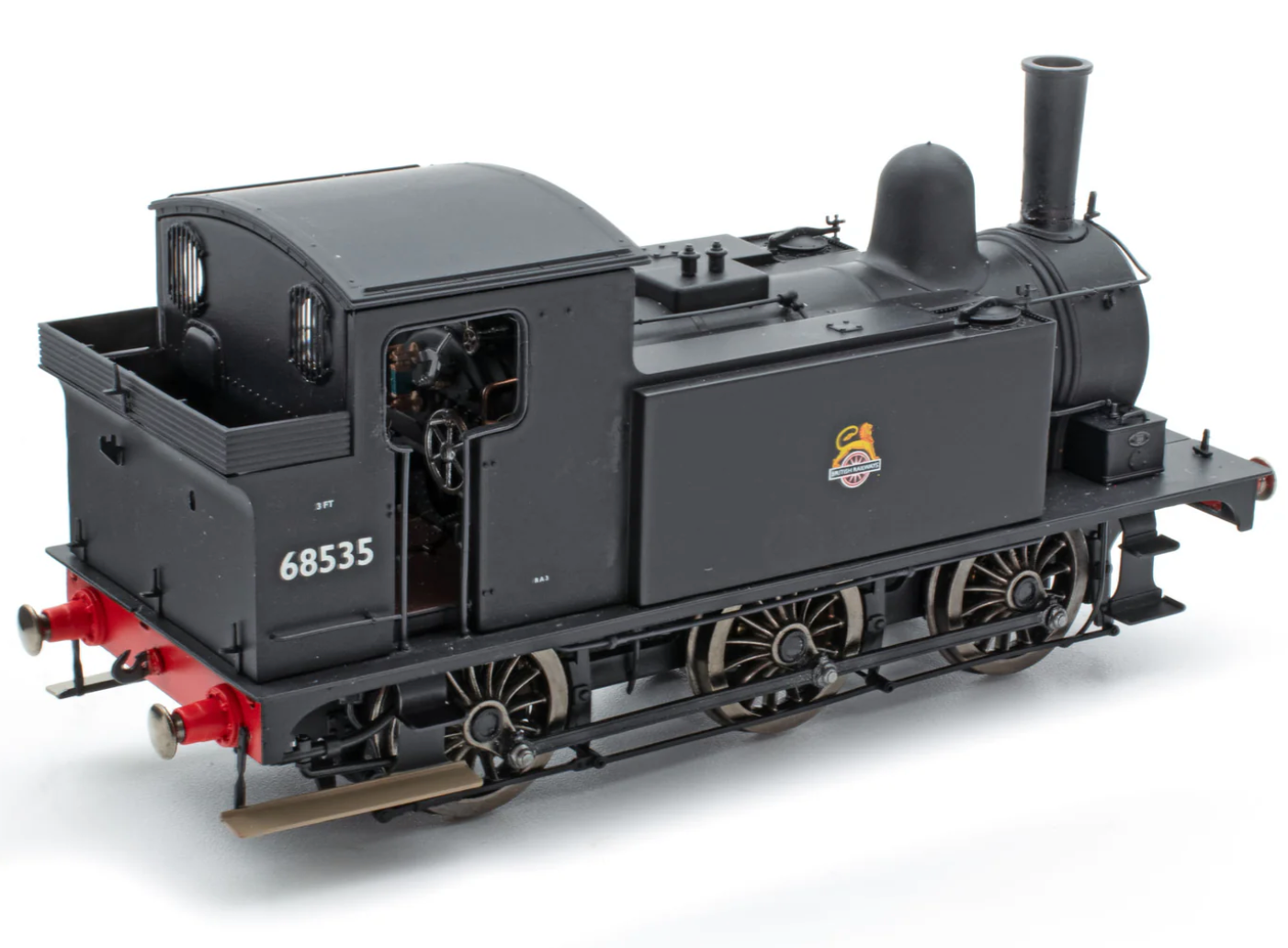 Accurascale Class J68 - 68646 Plain Black Livery Late Emblem - DCC Rea – Malcs Models