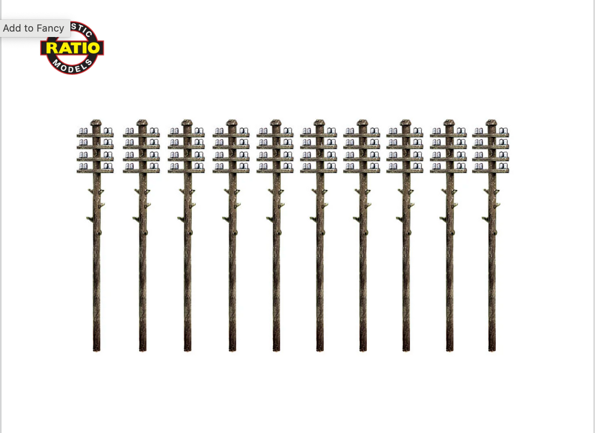 Telegraph Poles (10 per pack) – Malcs Models