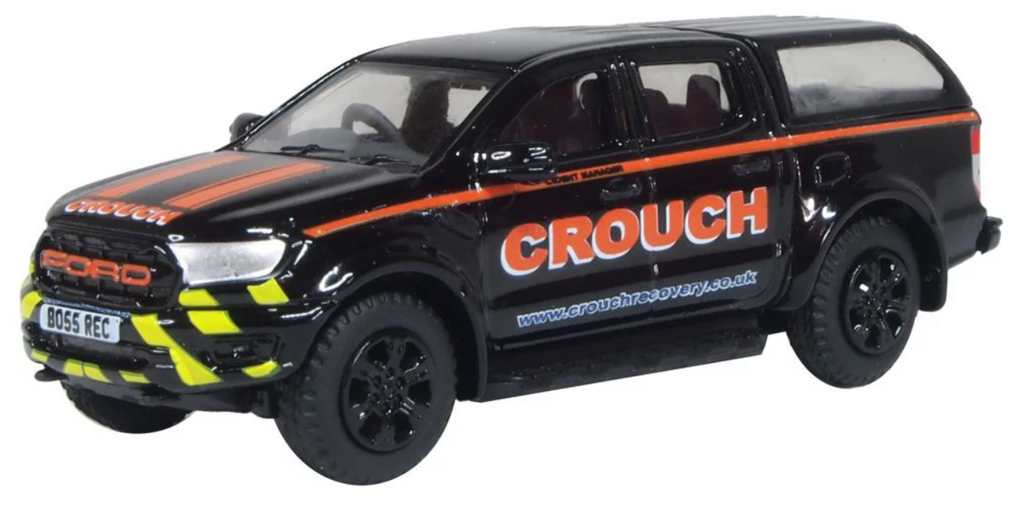 Oxford Diecast Ford Ranger Hard Back Crouch Recovery 1:76 – Malcs Models