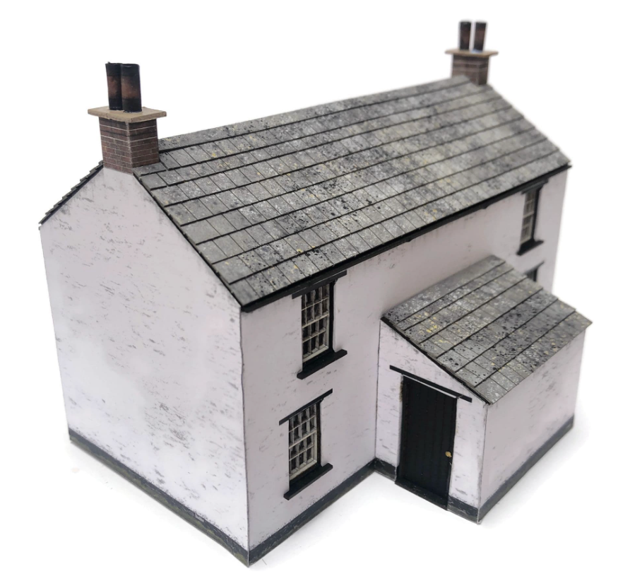 Scale Model Scenery OO Gauge Workers Cottages – Malcs Models