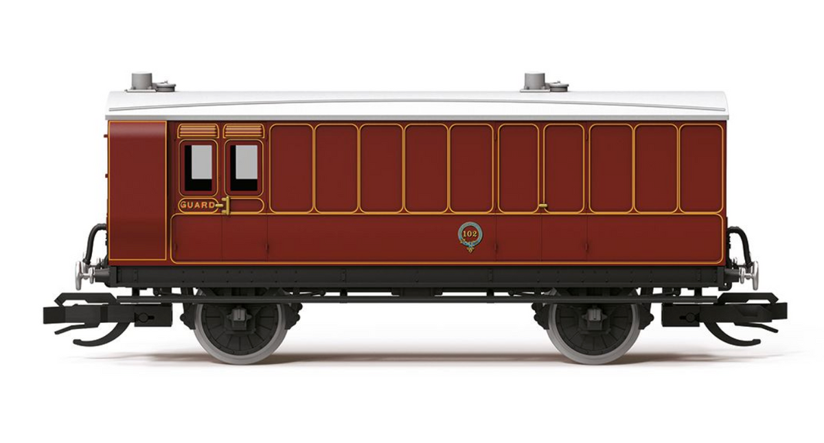 Hornby TT:120 - 4 Wheel LB&SCR "No.102' Passenger Brake Coach - TT4058 ...