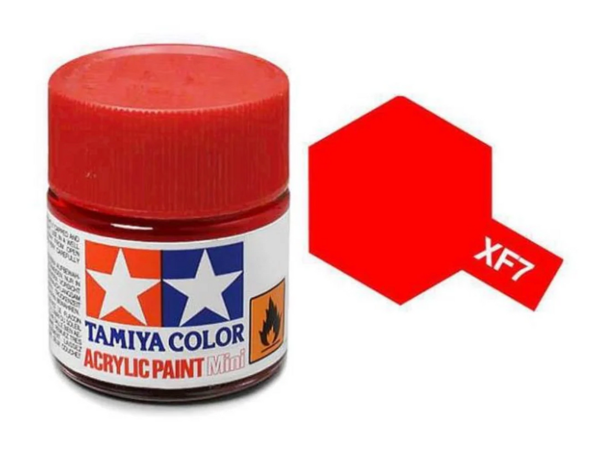 Tamiya Acrylic Paint XF7 Flat Red – Malcs Models