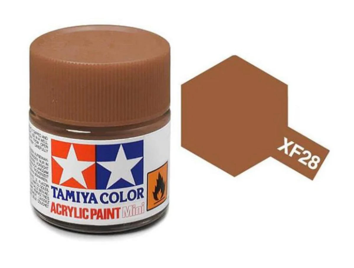 Tamiya Acrylic Paint XF28 Flat Dark Copper – Malcs Models