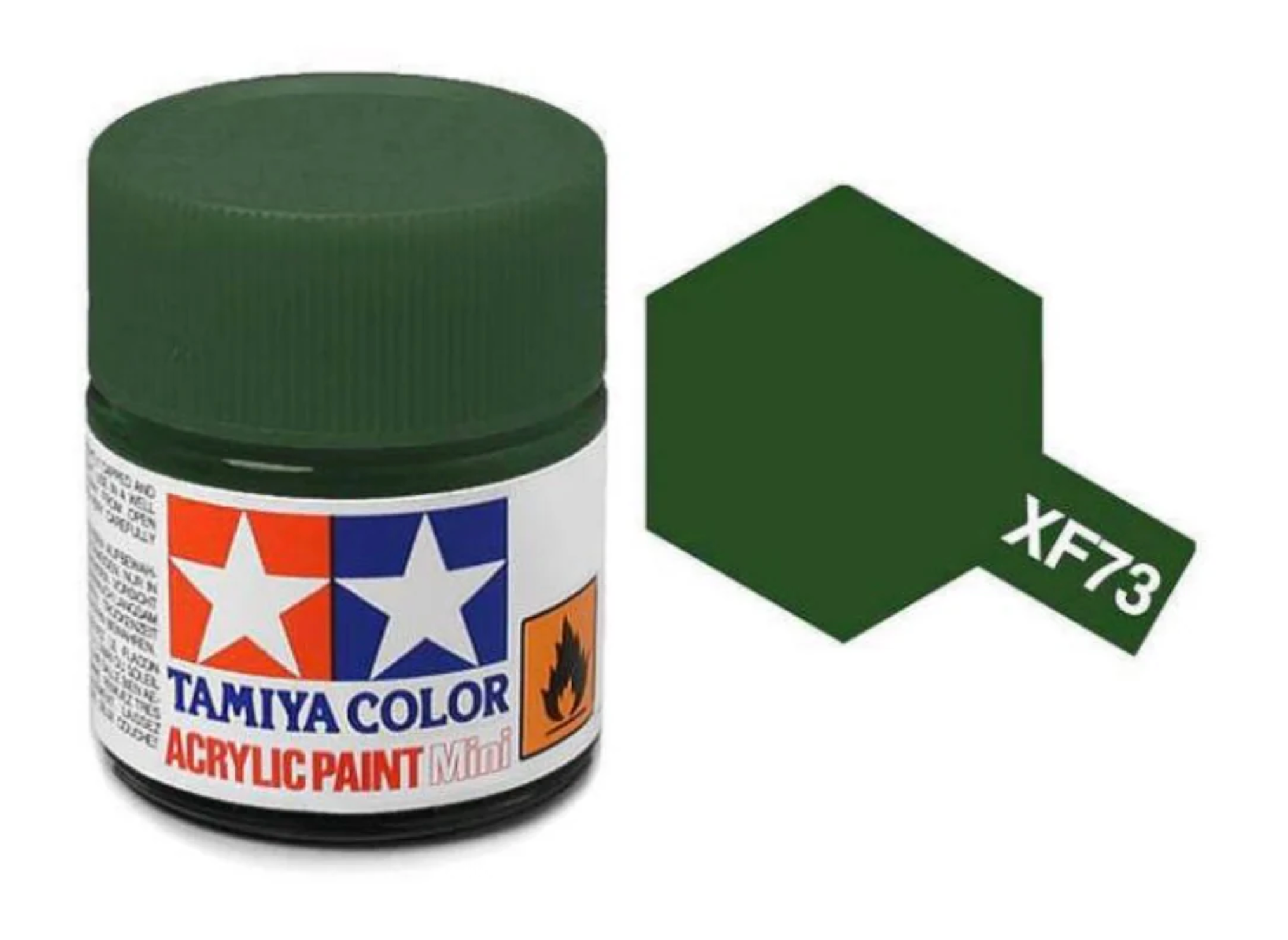 Tamiya Acrylic Paint XF73 Flat Dark Green (JGSDF) – Malcs Models