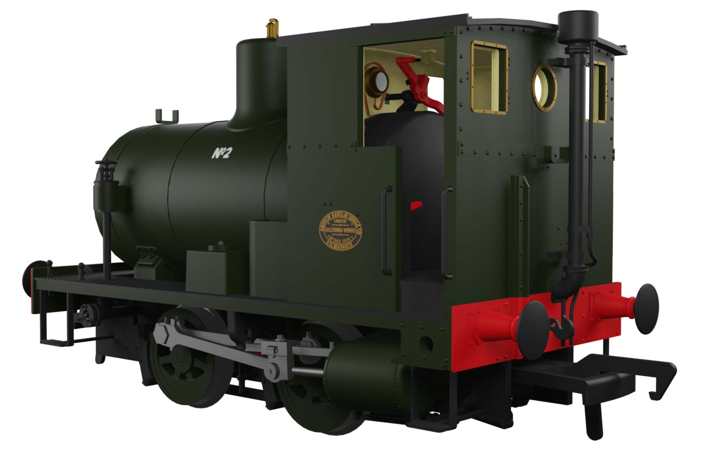 Rapido Trains OO Gauge Andrew Barclay Fireless 0-4-0 – Bowaters (Kent ...