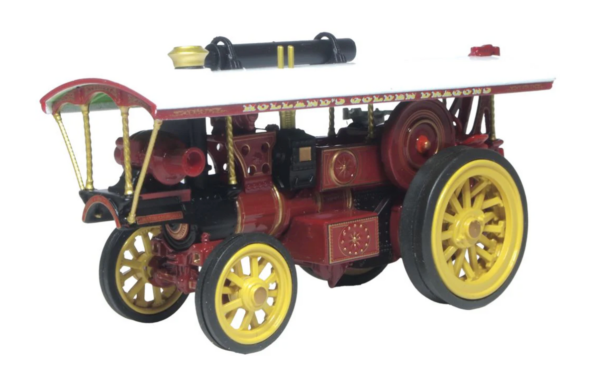 Oxford Diecast Burrell Scenic Showman's Loco Winston Churchill 1:76 ...