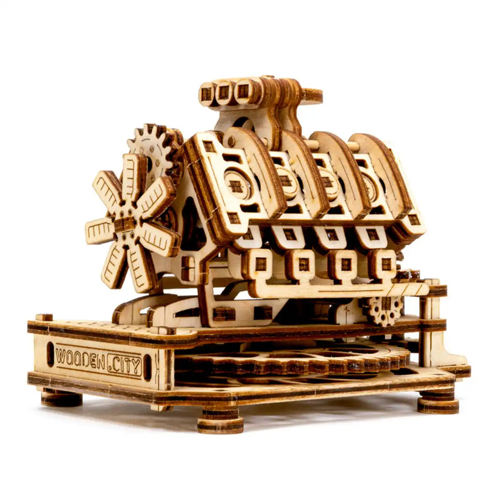 Wooden City V8 Engine – Malcs Models