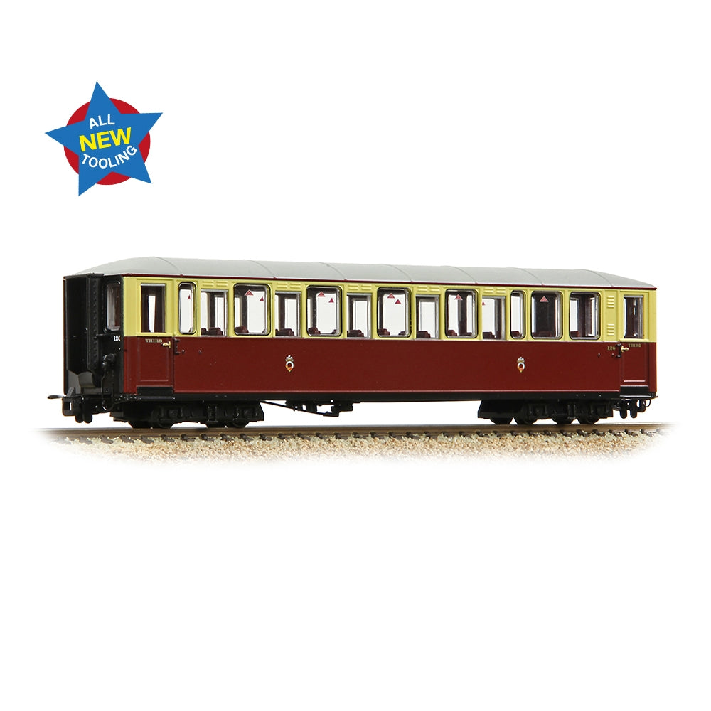 Bachmann 009 Rolling Stock 394-100A Ffestiniog Railway 'Tin Car' Saloo ...