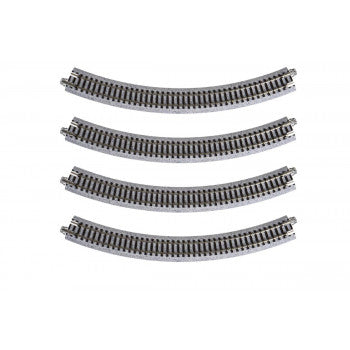 Kato N Gauge Track Unitrack (R282-45) Curved Track 45 Degree 4pcs ...