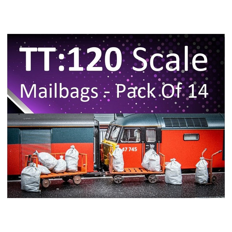West Hill Wagon Works TT Gauge TT:120 Mail Bags – Malcs Models