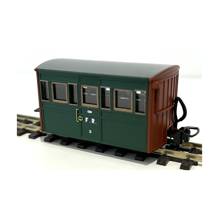 FR Bug Box coach Col. Stephens livery GR-557A – Malcs Models