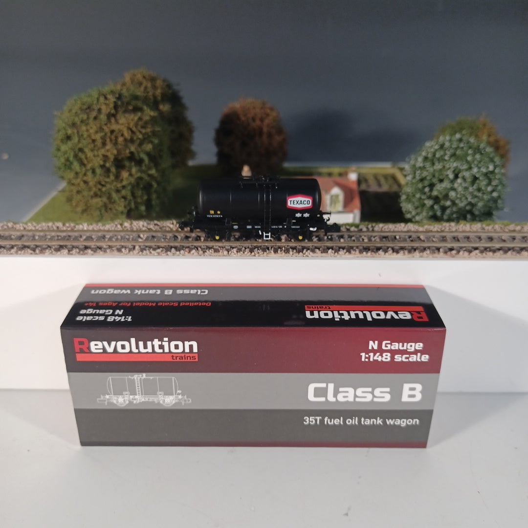Revolution Trains N35TB-105A Texaco Class B Tank (A) – Malcs Models