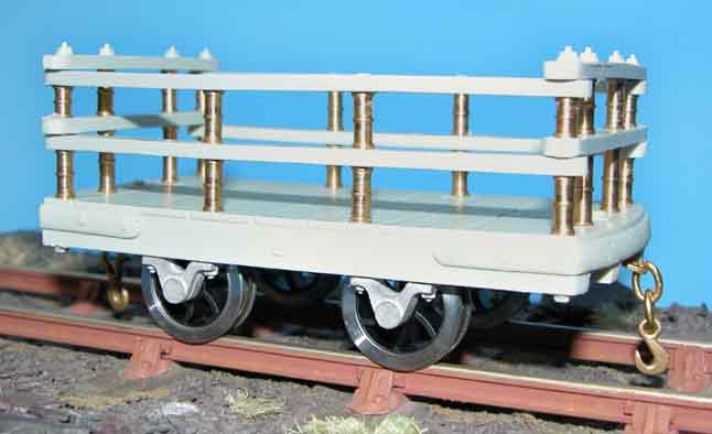 Slaters 16mm Kit Dinorwic Quarry Slate Wagon with double flanged wheel ...