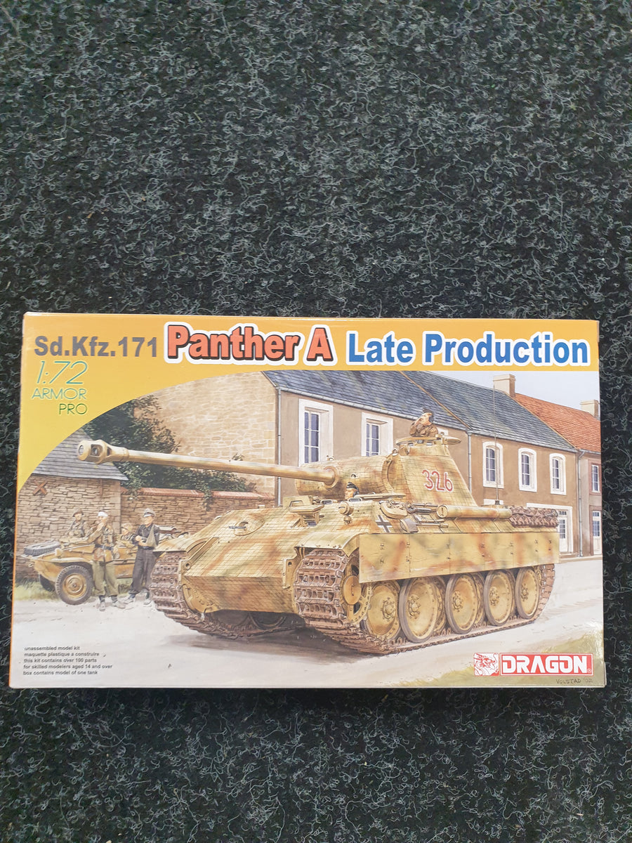Dragon 1/72nd 7505 Sd.Kfz. 171 Panther Ausf. A Late Production – Malcs ...
