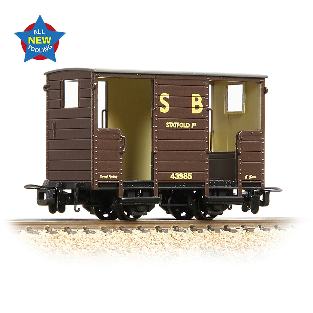 Bachmann 009 Rolling Stock 393-101A RNAD Open-End Brake Van Statfold B ...