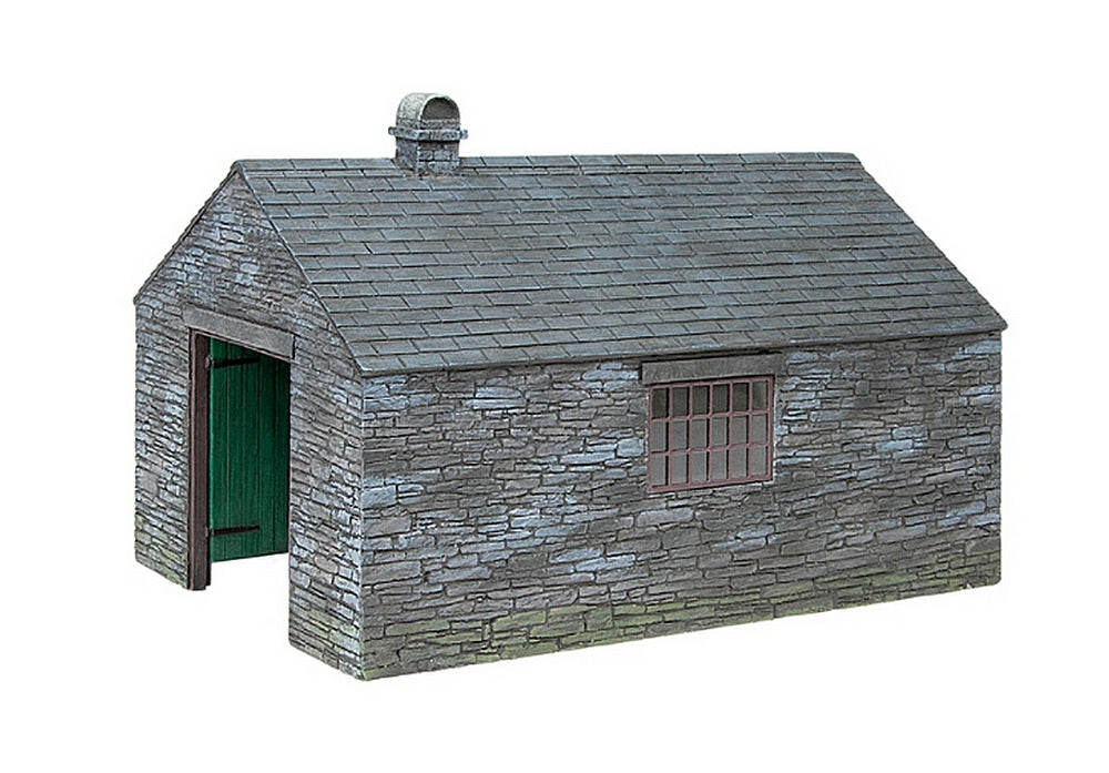 Bachmann 009 Buildings Narrow Gauge Slate-Built Engine Shed – Malcs Models