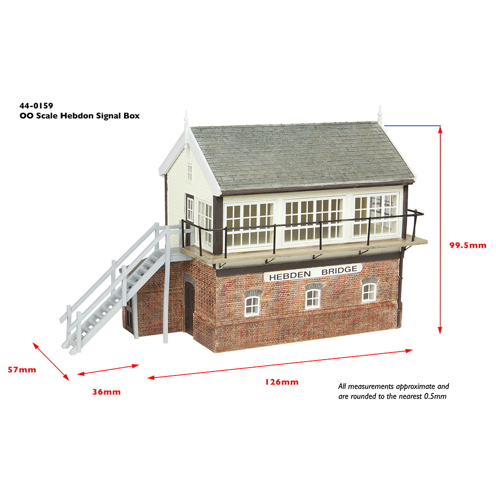 Scenecraft OO Gauge Brick and Timber Signal Box – Malcs Models