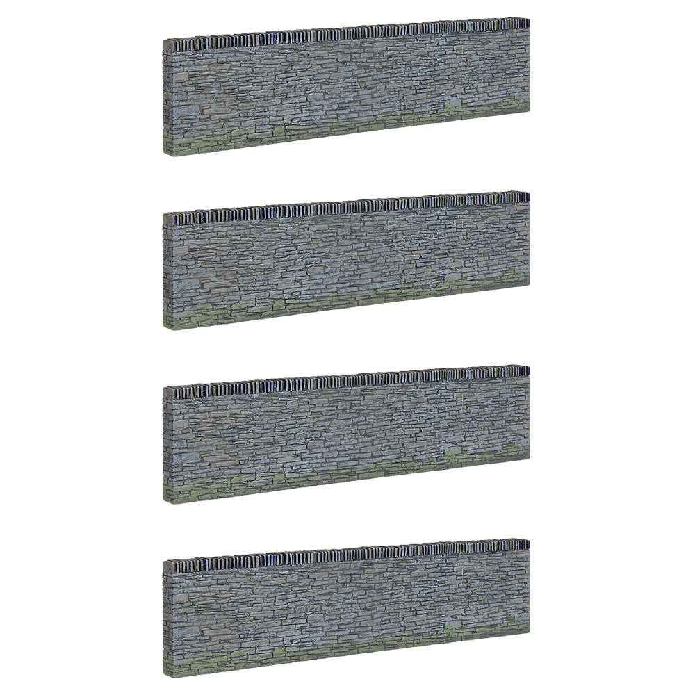 Bachmann 009 Buildings Narrow Gauge Slate Retaining Walls (x4) – Malcs ...