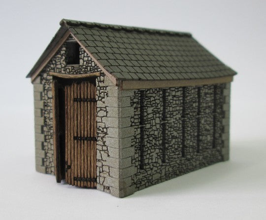 Ancorton Models N Gauge Small stone barn – Malcs Models
