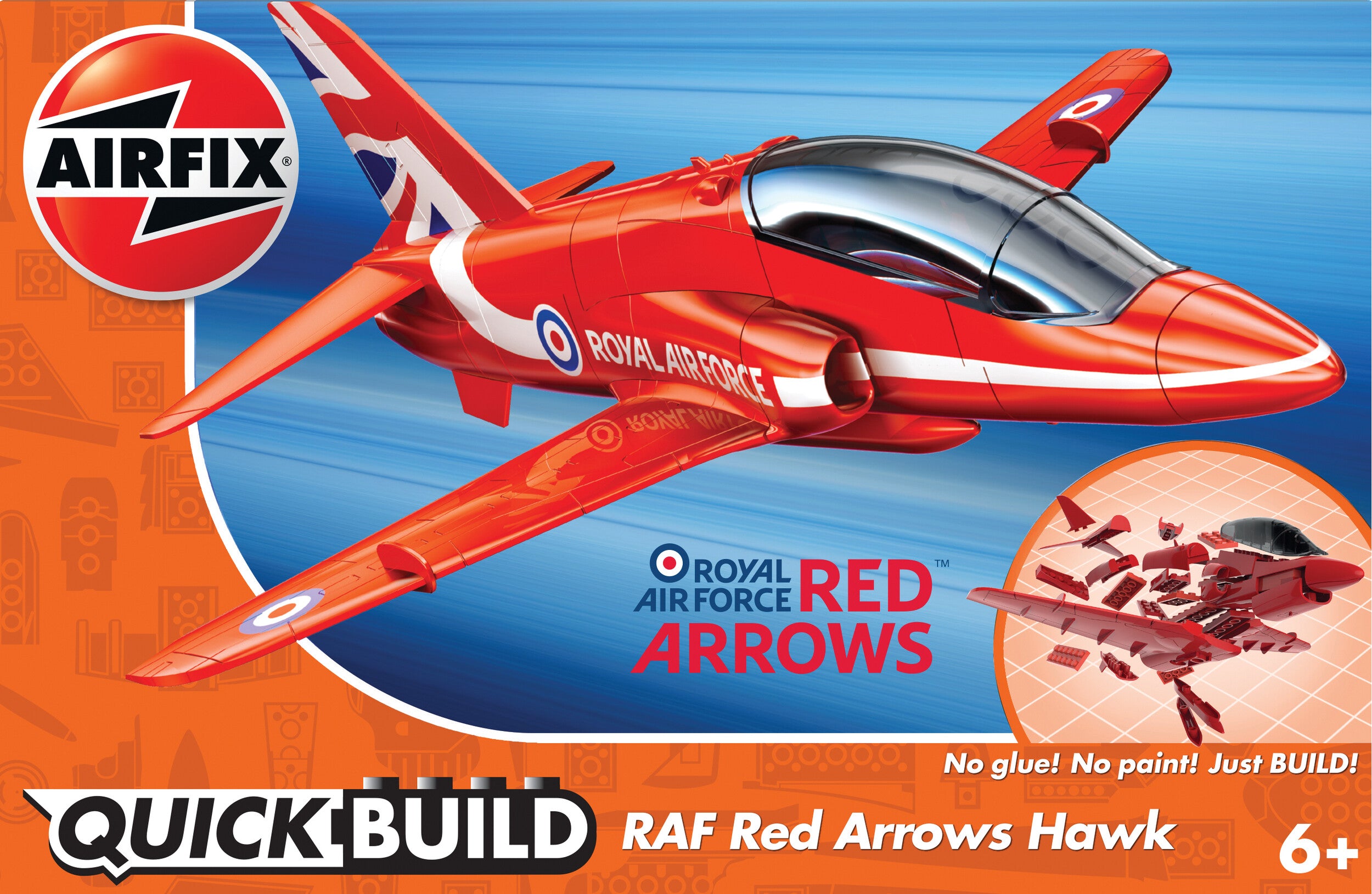 Airfix Quickbuild J6018 QUICKBUILD Red Arrows Hawk – Malcs Models